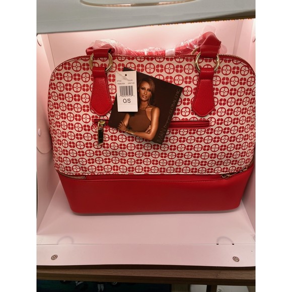 IMAN | Bags | Iman Red Leather Purse With Matching Pouch | Poshmark